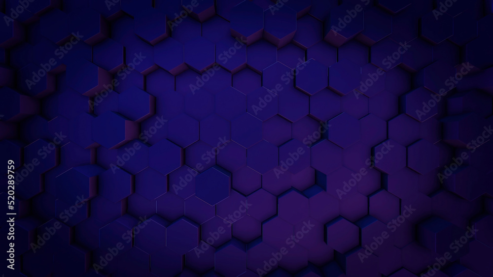 Background of moving cells in form of honeycombs. Animation. Background ...
