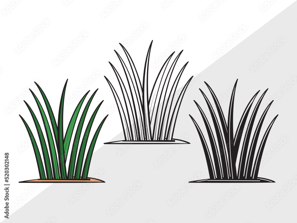 Grass SVG | Plants Svg | Lawn Grass Svg | Tall Grass Svg | Garden Svg ...