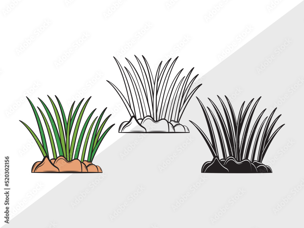 Grass SVG | Plants Svg | Lawn Grass Svg | Tall Grass Svg | Garden Svg ...