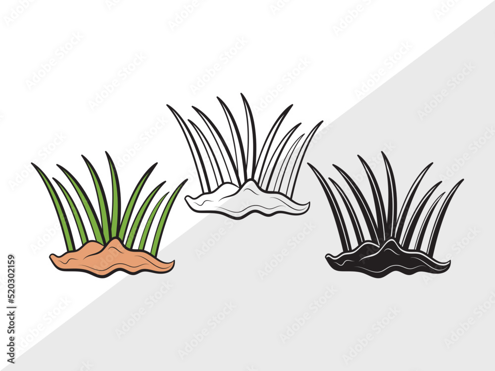 Grass Svg Plants Svg Lawn Grass Svg Tall Grass Svg Garden Svg Grass Clipart Stock