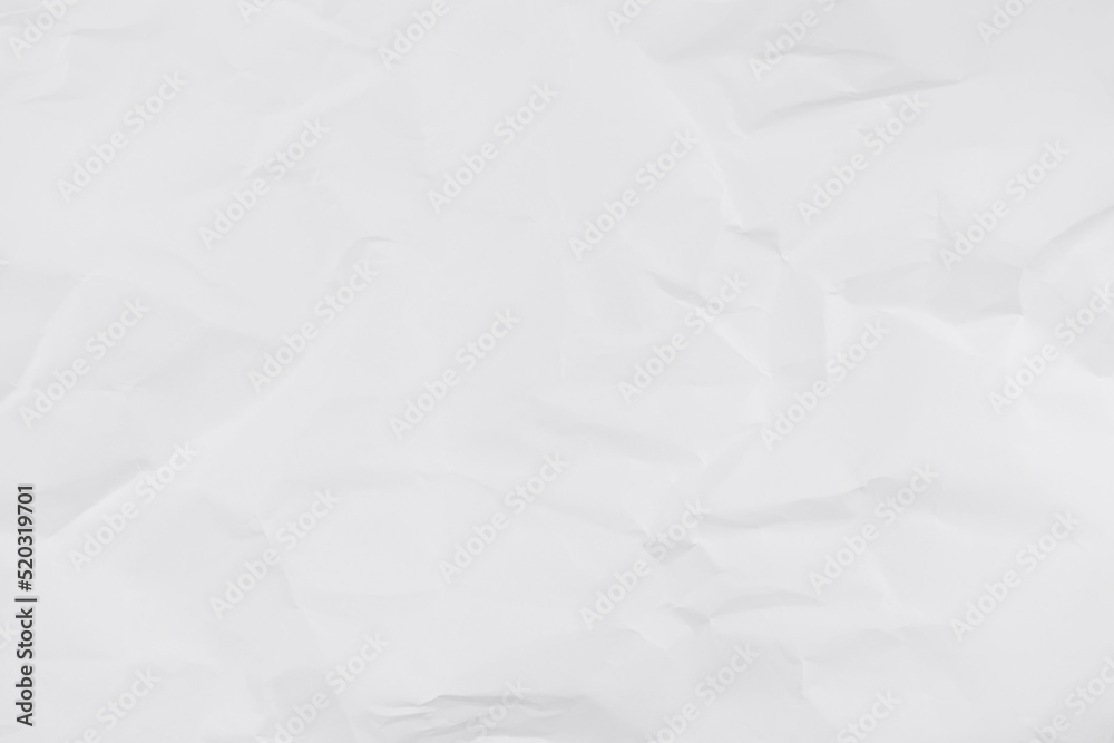 White crumpled paper texture background, clean white wrinkled paper ...