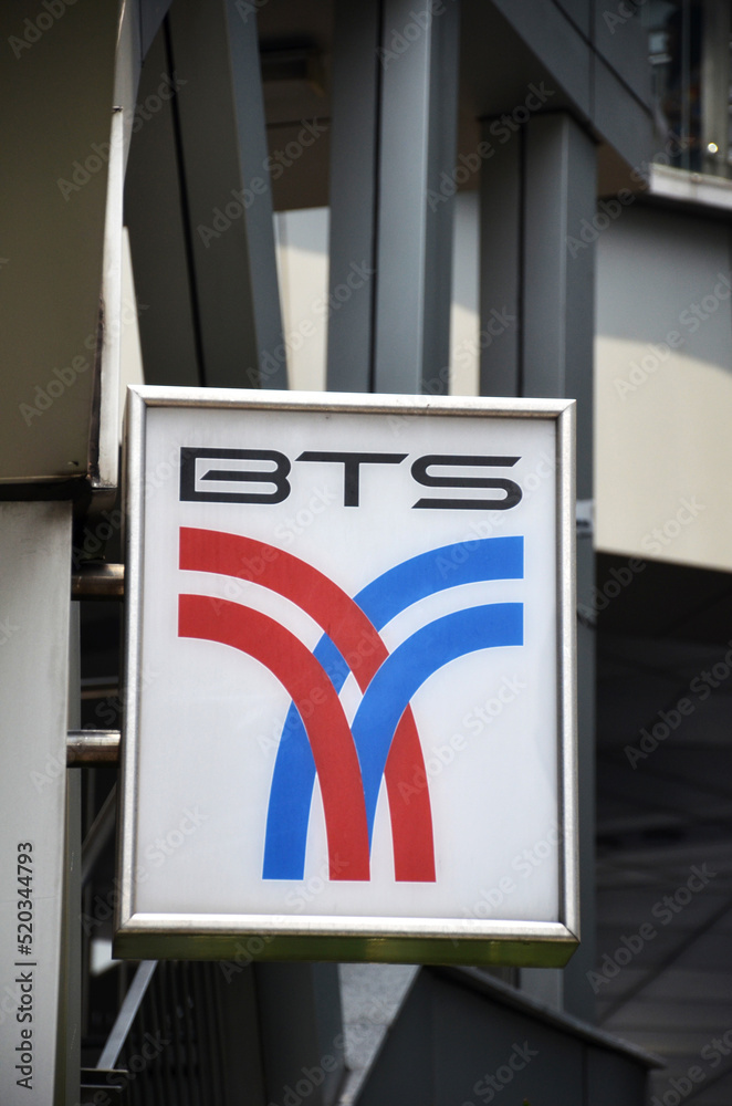 Logo of The Bangkok Mass Transit System Stock Photo | Adobe Stock