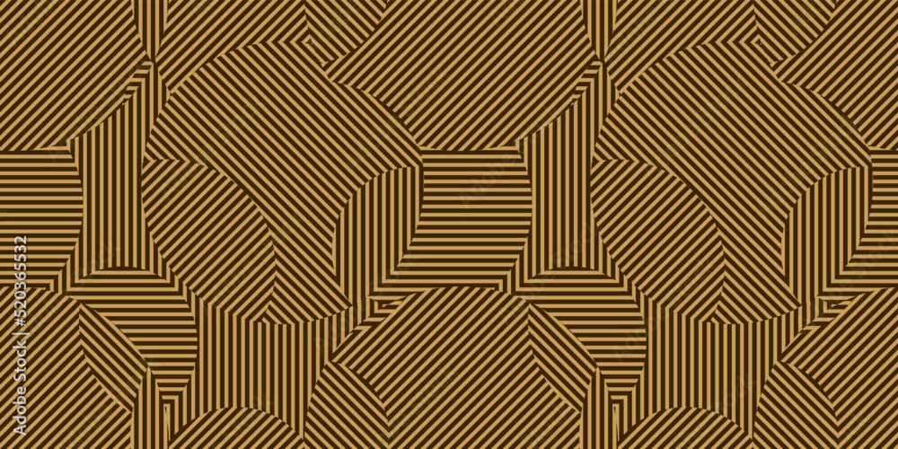 Optical illusion shapes background. Seamless pattern. Vector.錯視パターン 背景 ...