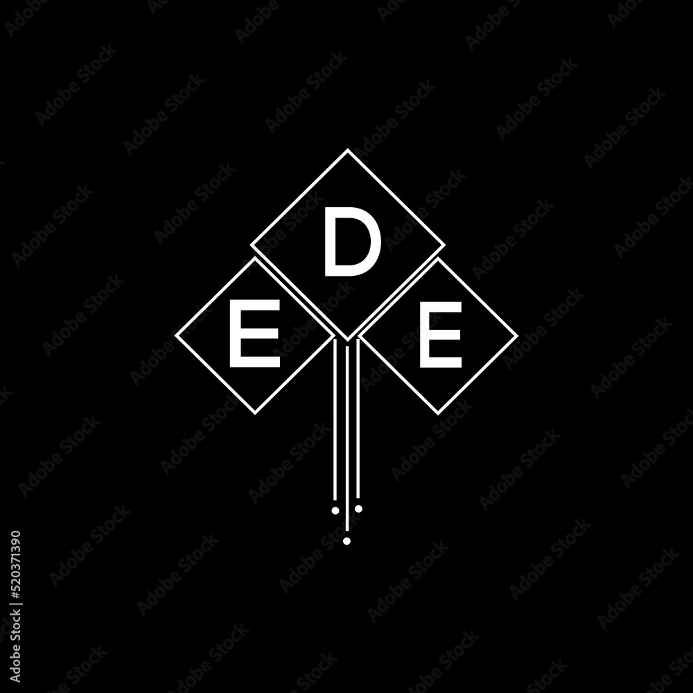 Ede Letter Logo Design With White Background In Illustrator Ede Vector Logo Modern Alphabet