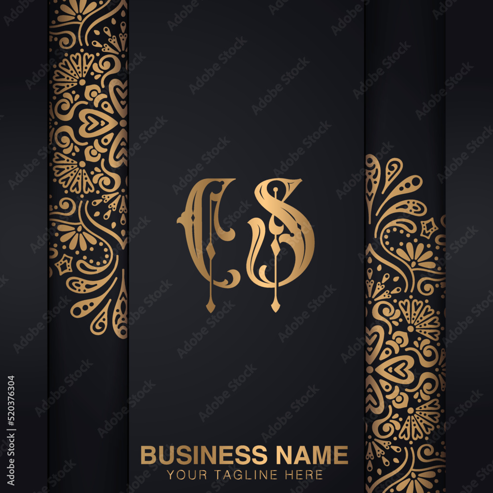 CS Initial logo | initial based abstract modern minimal creative logo ...