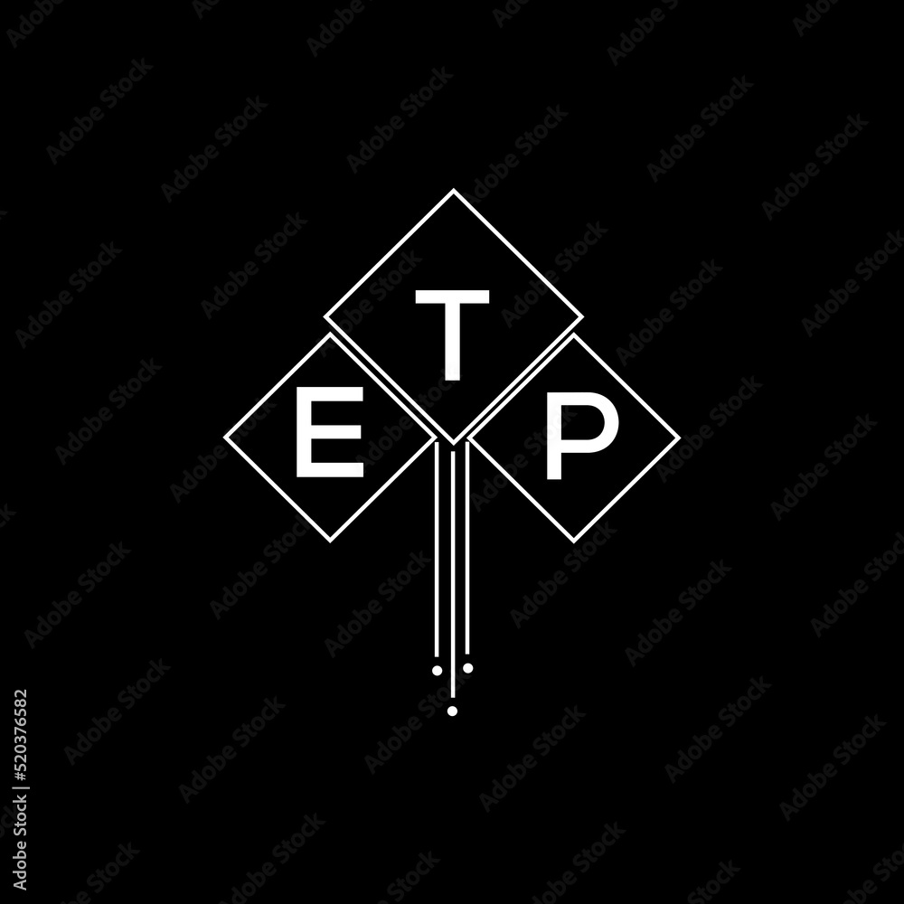 ETP letter logo design with white background in illustrator, ETP vector ...