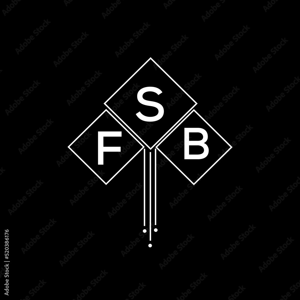 FSB letter logo design with white background in illustrator, FSB vector ...