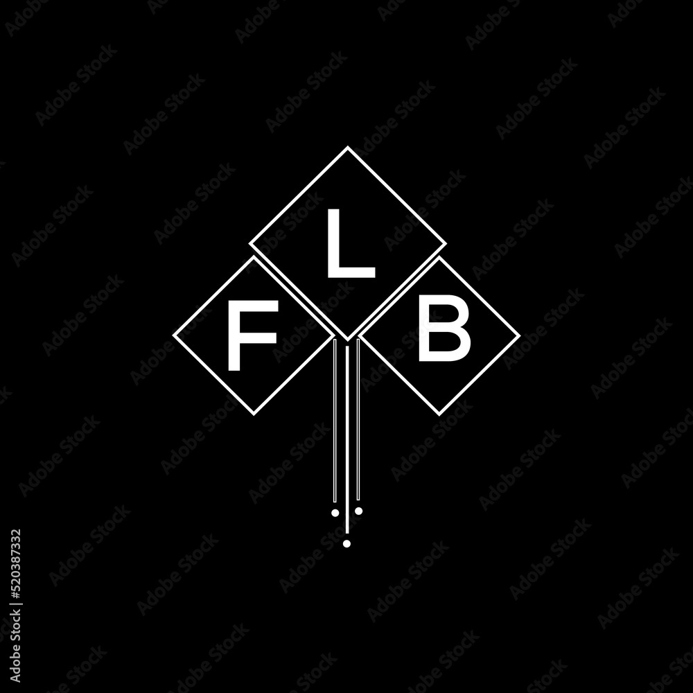 FLB letter logo design with white background in illustrator, FLB vector ...