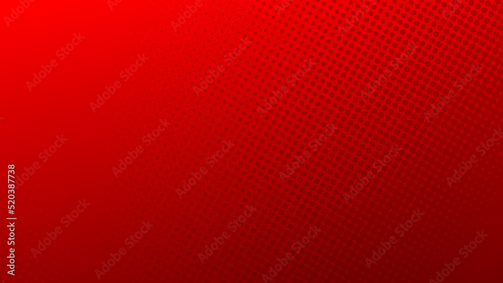 Red pop art retro comic background with halftone dots Stock Vector ...