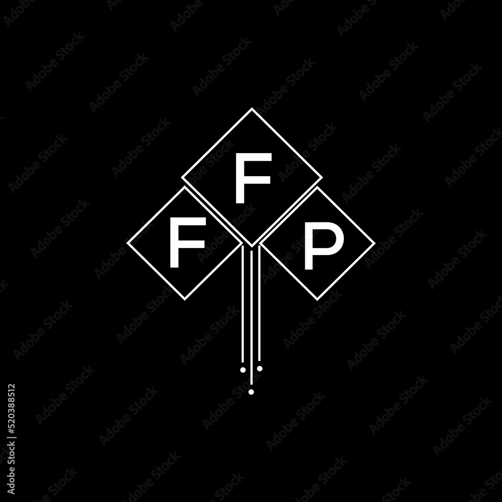 FFP letter logo design with white background in illustrator, FFP vector ...