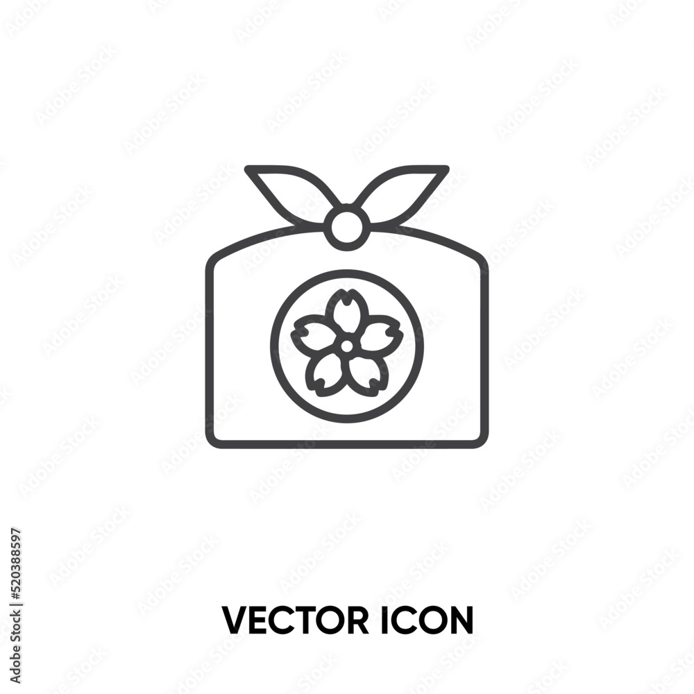 Furoshiki vector icon. Modern, simple flat vector illustration for ...