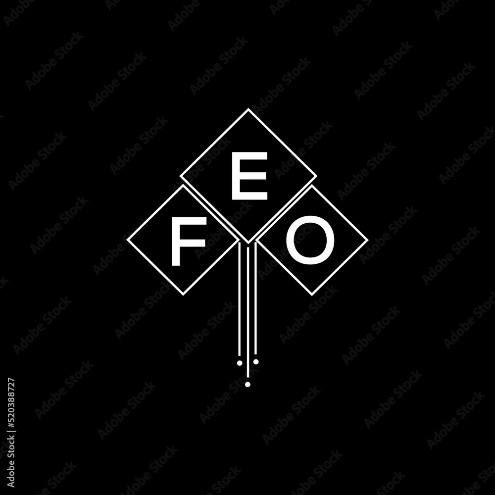 FEO letter logo design with white background in illustrator, FEO vector ...