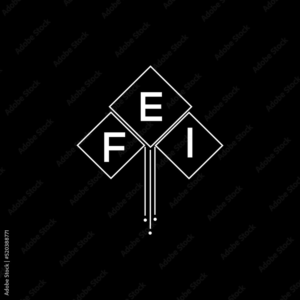 FEI letter logo design with white background in illustrator, FEI vector ...