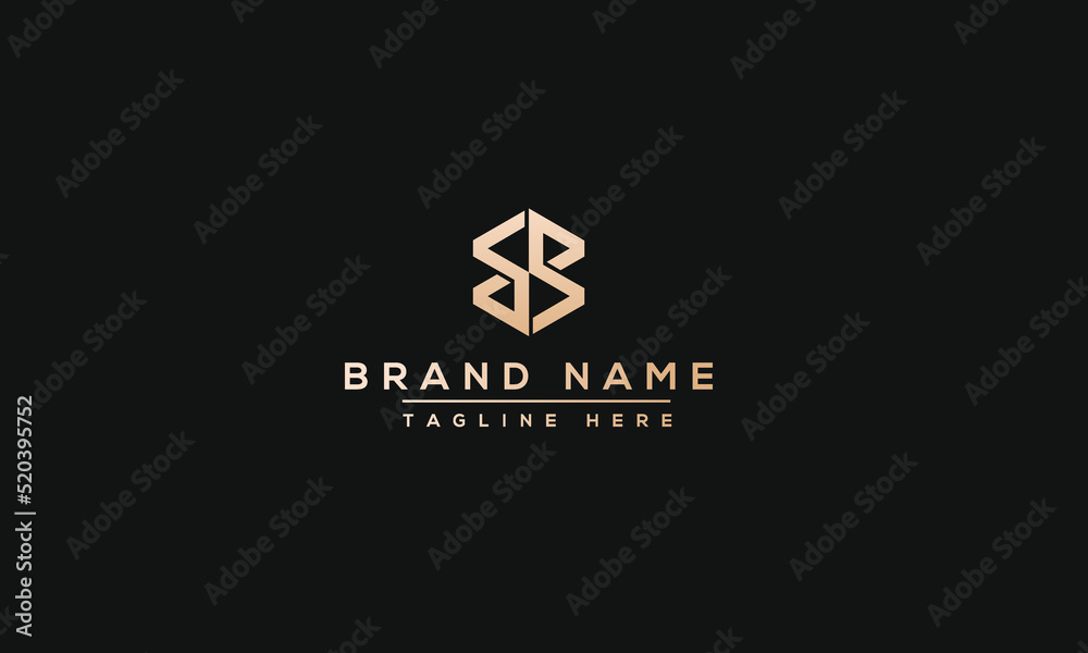 Logo design letter SB . Elegant modern. Vector template. Stock Vector ...