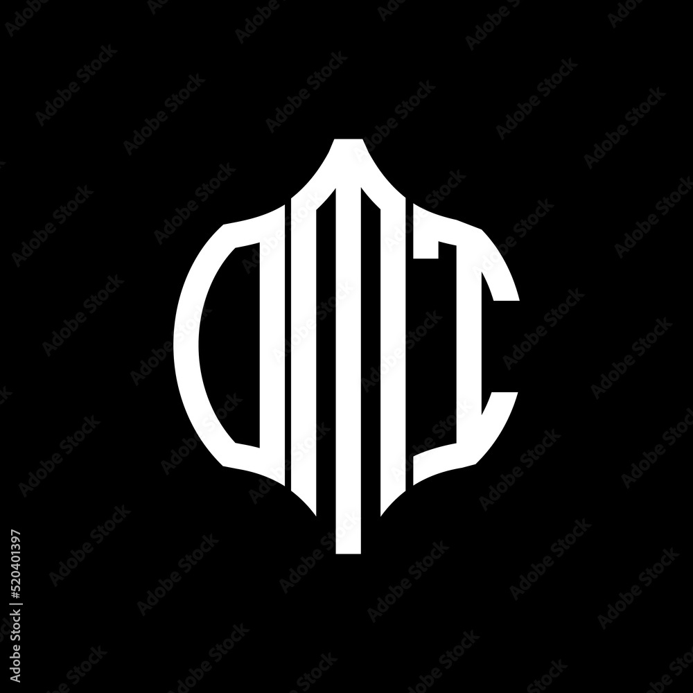 OMT letter logo. OMT best black background vector image. OMT Monogram ...