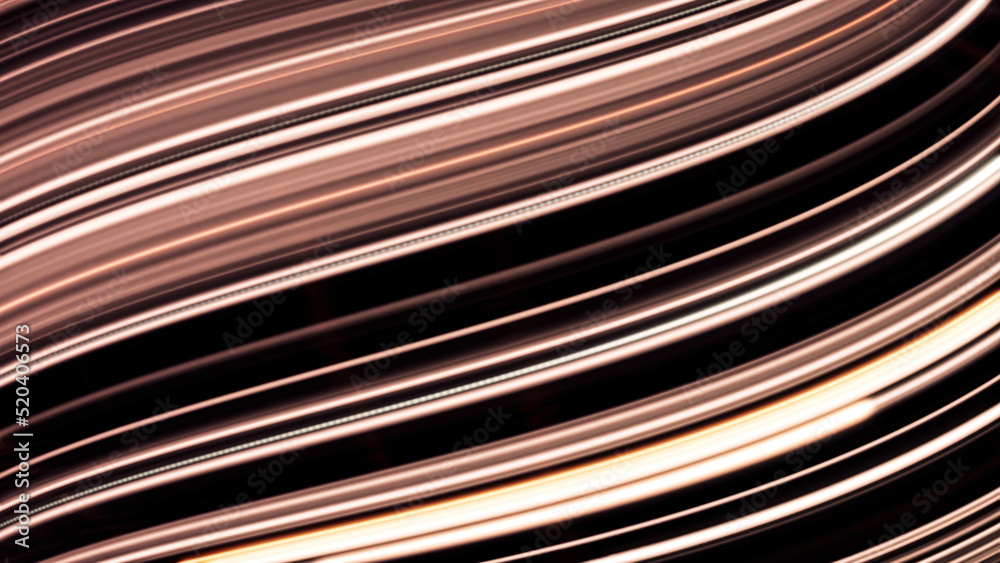 Beautiful light beams bending and shining during movement, seamless ...