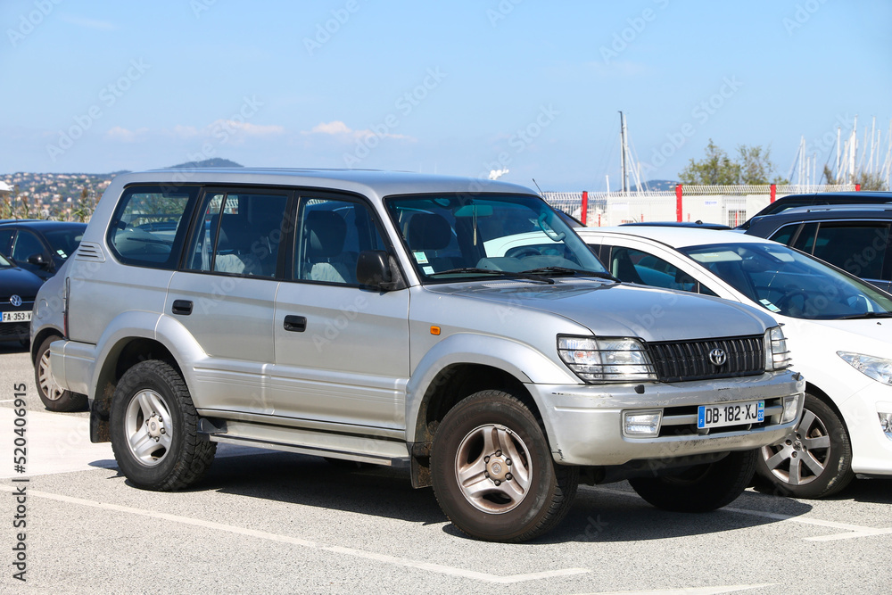 Toyota Land Cruiser Prado 95 Stock Photo | Adobe Stock