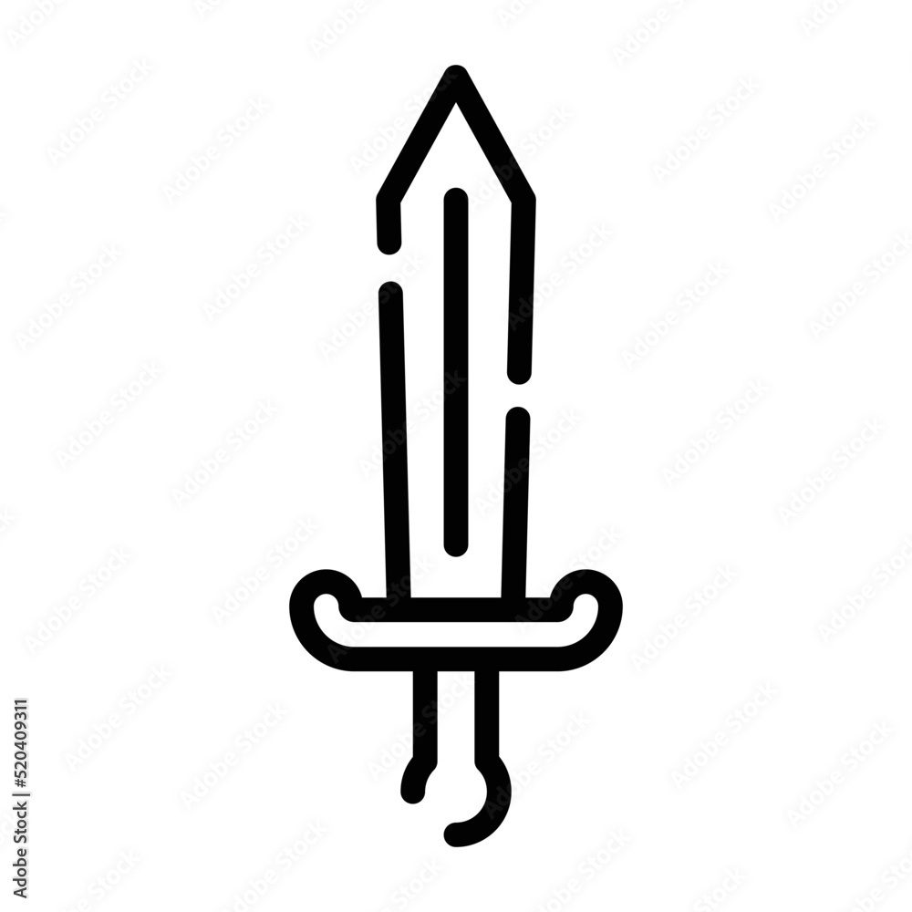 Viking sword was the Viking symbol of wealth and power Stock Vector ...