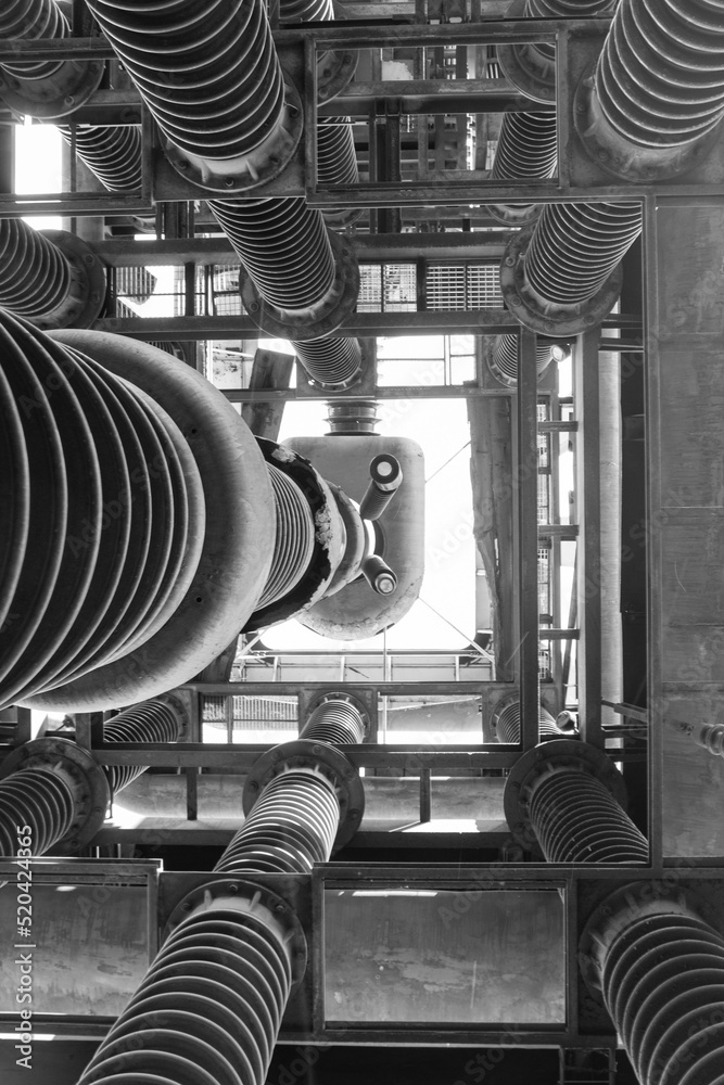 corrugated columns of electrical isolators for high-voltage experiments ...