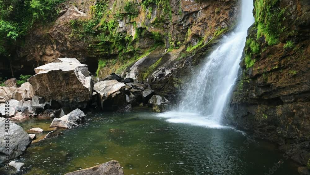 Nauyaca Waterfalls in Costa Rica, Rainforest Landscape Scenery of a ...