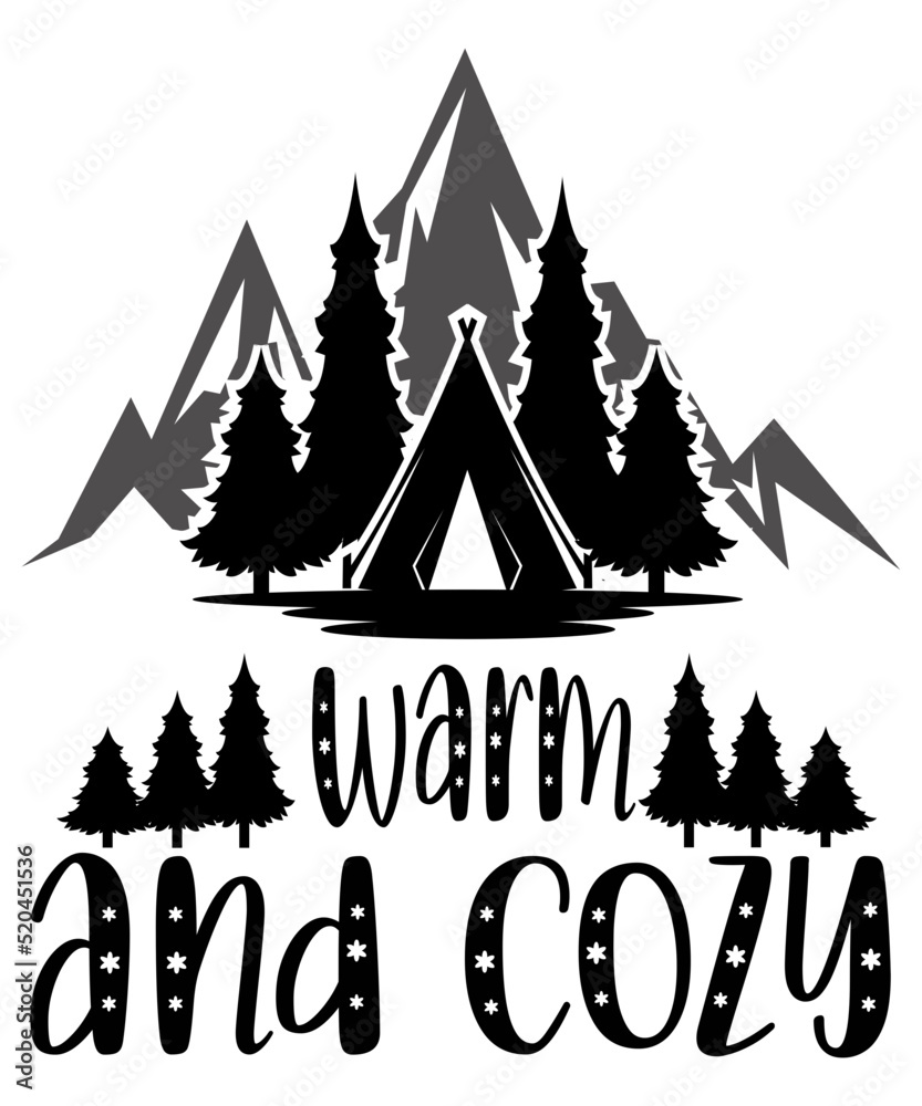 Vetor de Camping SVG Bundle, Camping Crew SVG, Camp Life SVG, Funny ...