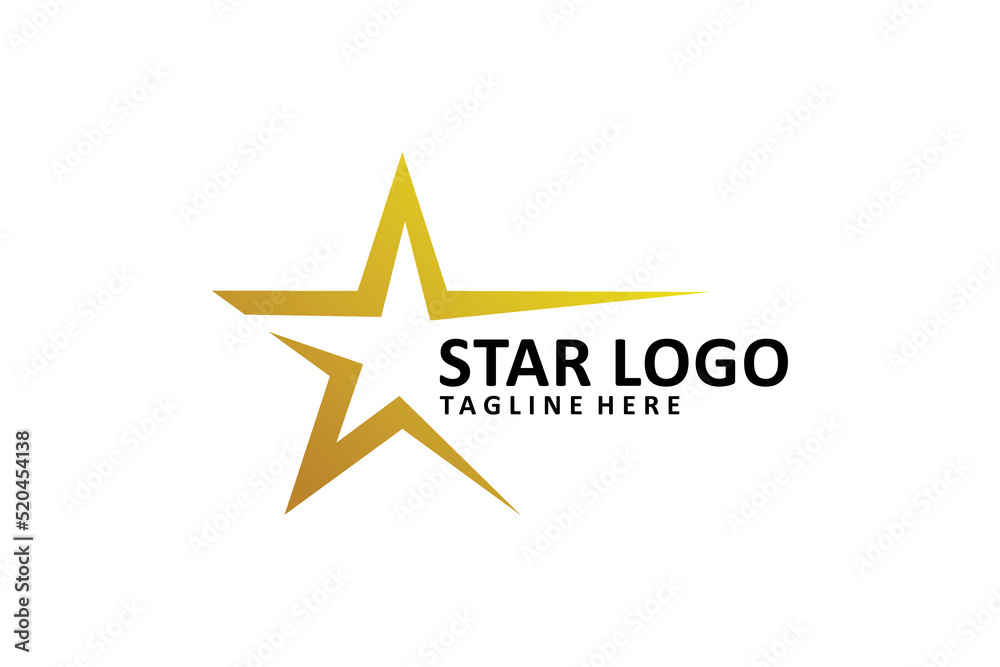 star logo design vector isolated Stock Vector | Adobe Stock