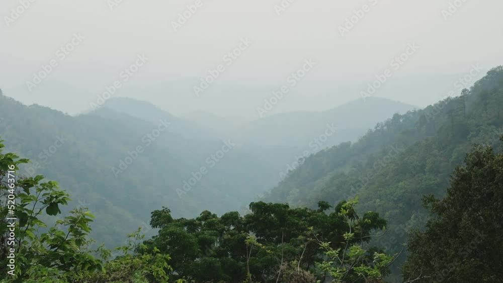 Chiang Mai Landscape, Thailand Scenery and Nature of Misty Mountains ...