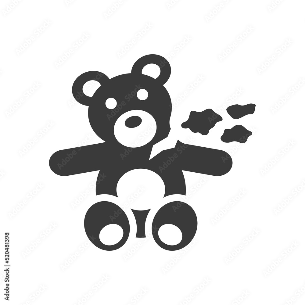 Torn Teddy Bear