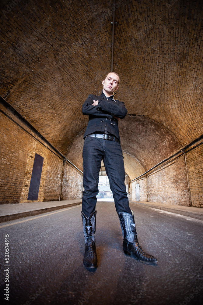 Urban attitude: standing tall. A strong and defiant stance from an ...