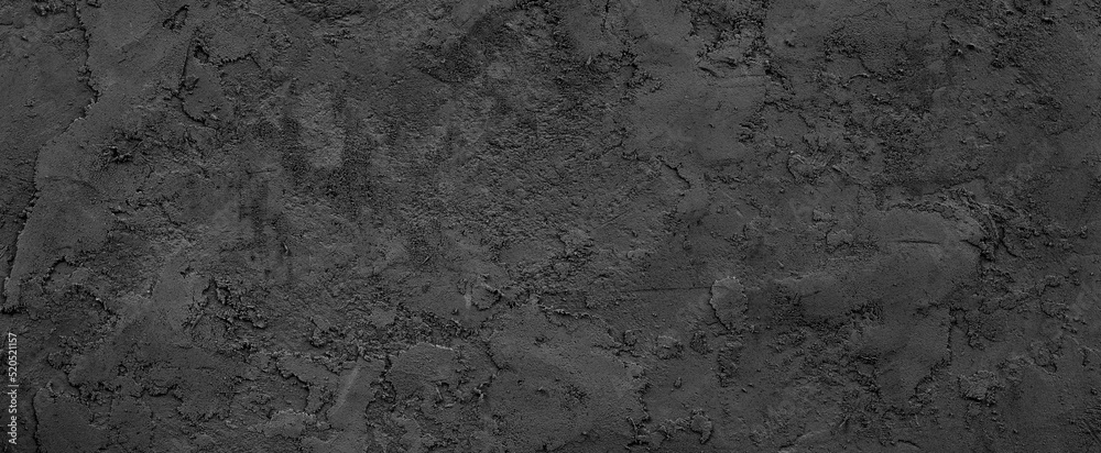 Black or dark gray rough grainy soil-like texture background Stock ...