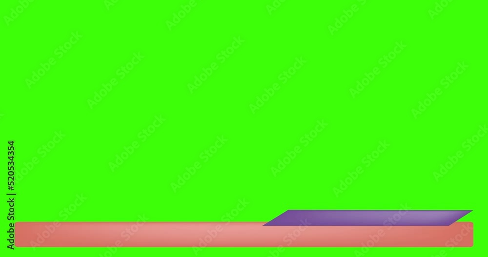 pink video tittle background pop up subtittle backdrop animation in ...