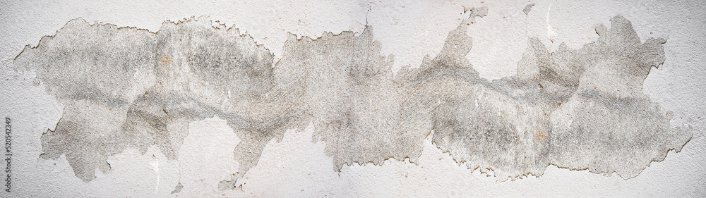 Old grunge abstract weathered damaged aged peeled off gray grey white ...