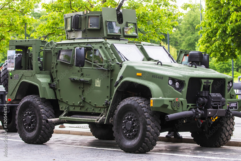 Vilnius Lithuania 2022-06-03 The Oshkosh L-ATV is a light utility ...