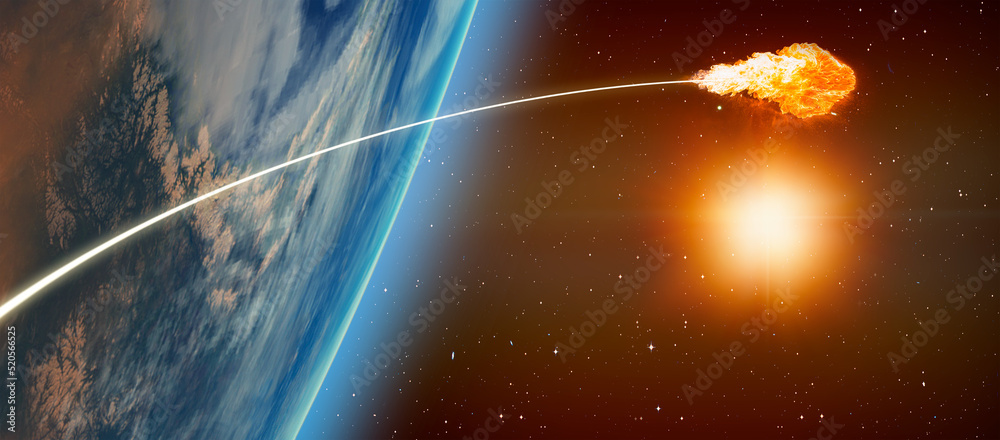 A rocket sent into space explodes in the vacuum of space - Long ...