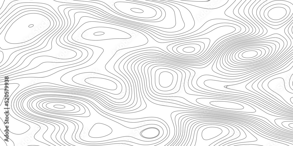 Topography map background. White wave paper curved reliefs abstract ...