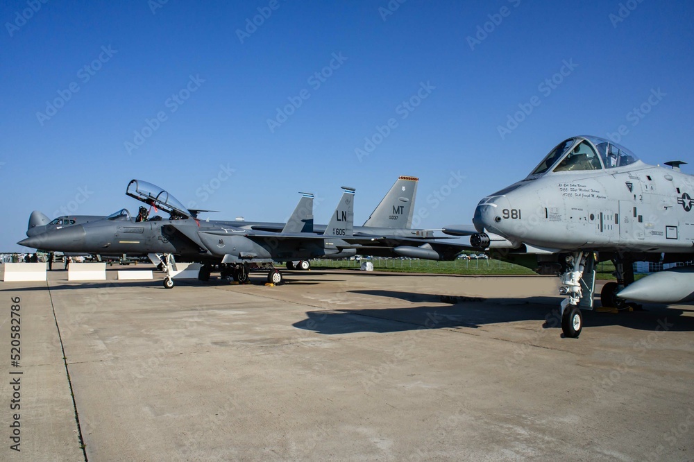 American supersonic fighter of fourth generation McDonnell-Douglas F-15 ...