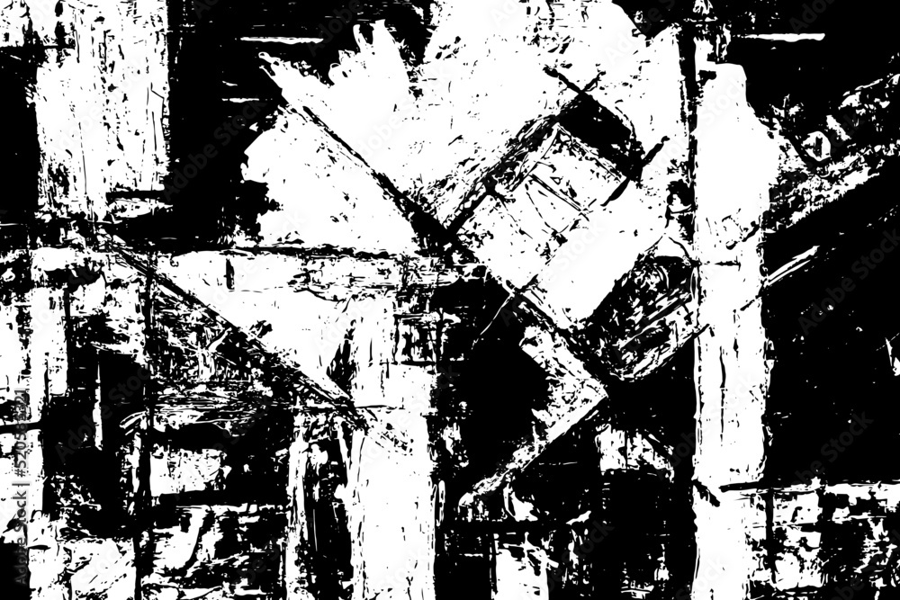 Grunge overlay vector. Abstract grunge rectangular frame. Dirty grainy ...