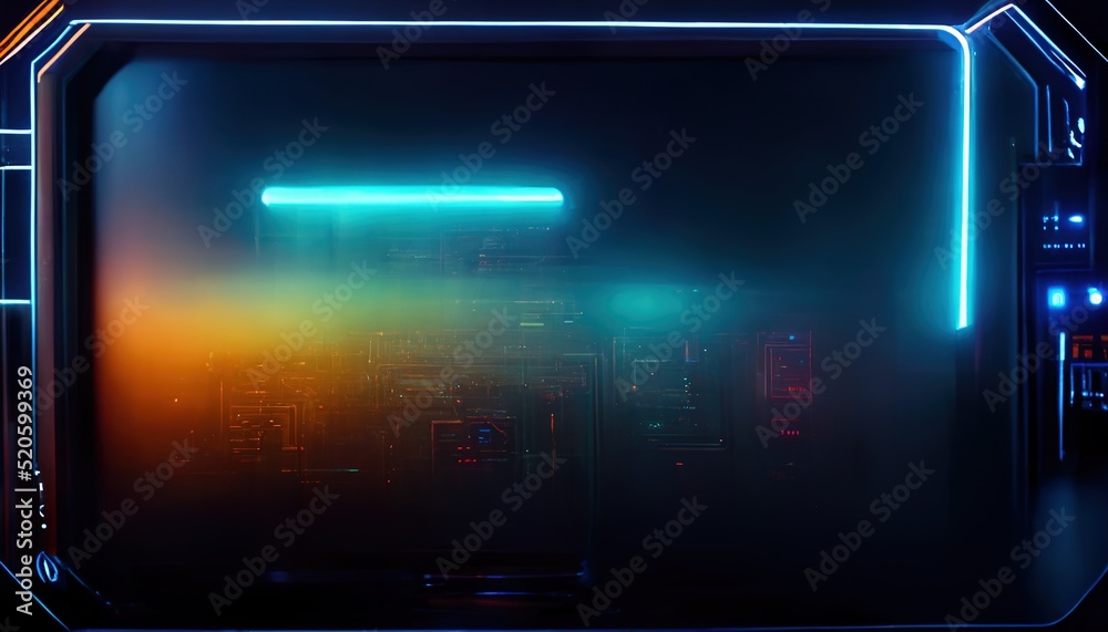 Futuristic modern user interface elements, hud control panel ...