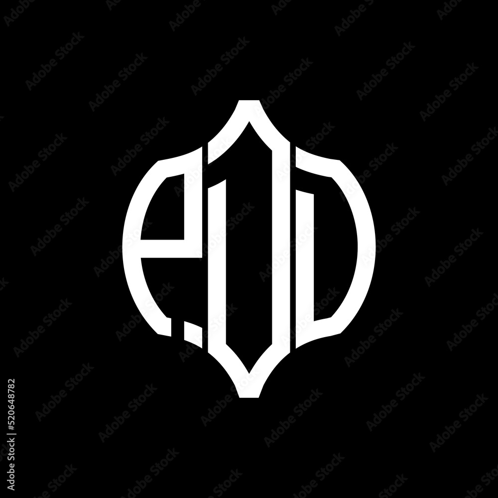 PDD letter logo. PDD best black background vector image. PDD Monogram ...