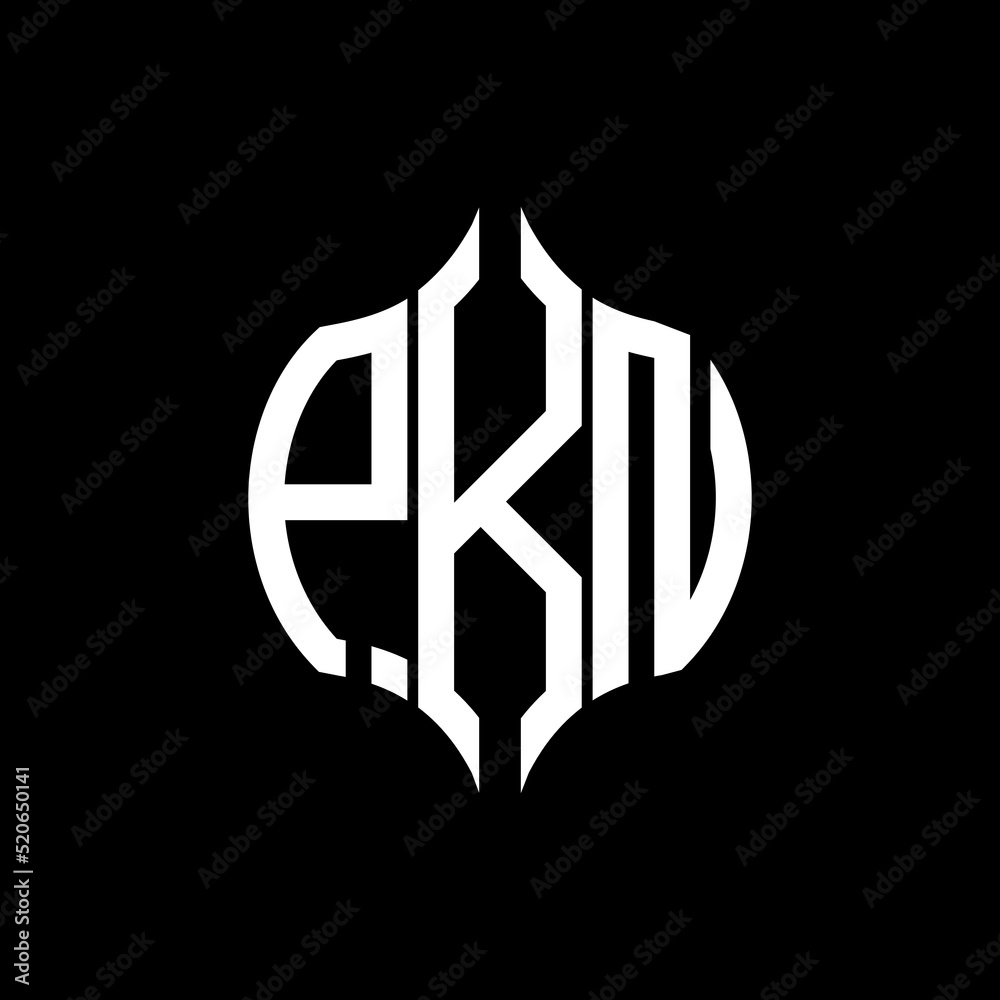 PKW letter logo. PKW best black background vector image. PKW Monogram ...