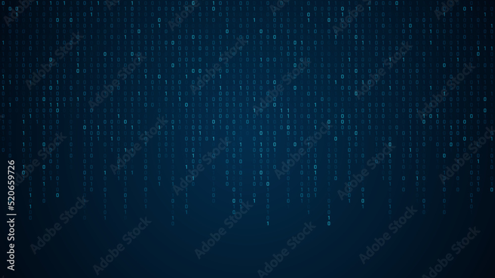 Binary code abstract technology background. Global network Stock Vector ...
