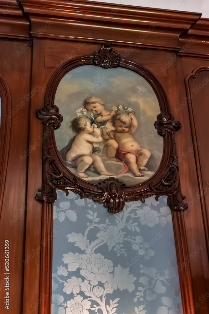 Interior of Bartolotti House (1620) - canal house in Amsterdam, was ...