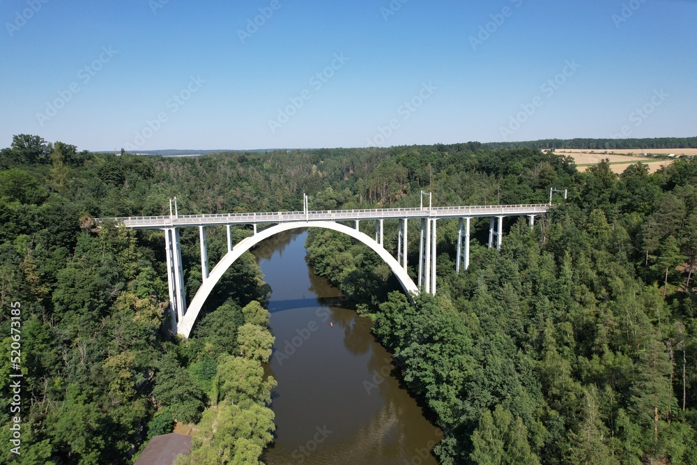 Bechyne Bridge or Bechyne Rainbow, rarely Rainbow Bridge is a unique ...