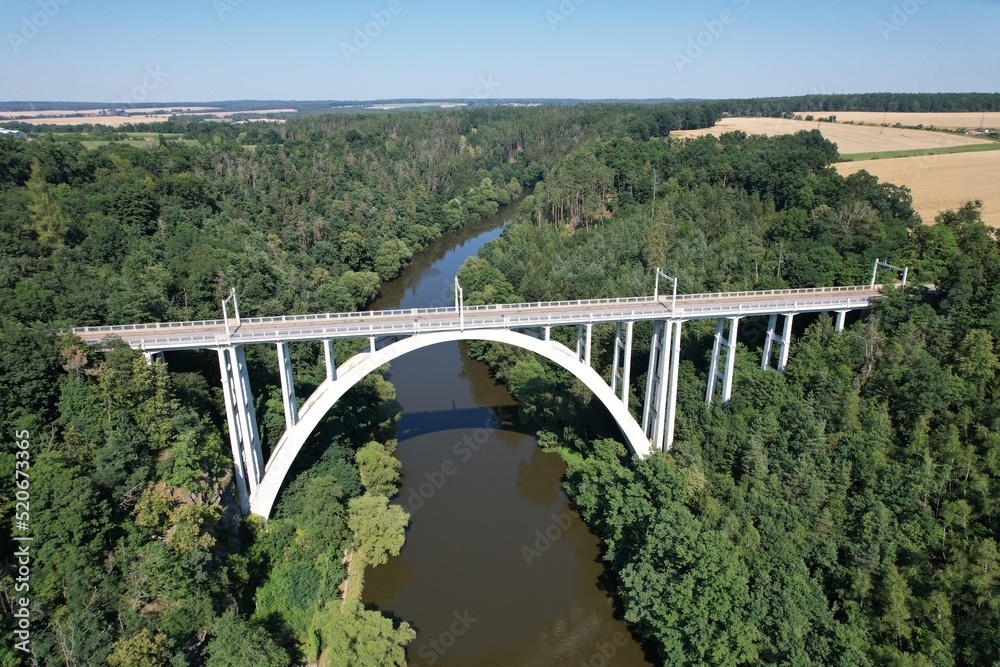 Bechyne Bridge or Bechyne Rainbow, rarely Rainbow Bridge is a unique ...
