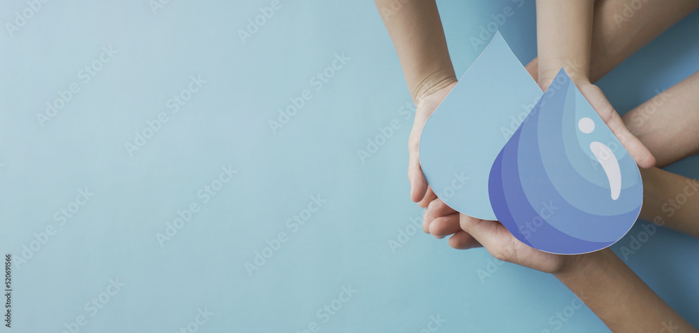 Hands holding clean water drops ,world water day,hand sanitizer and ...