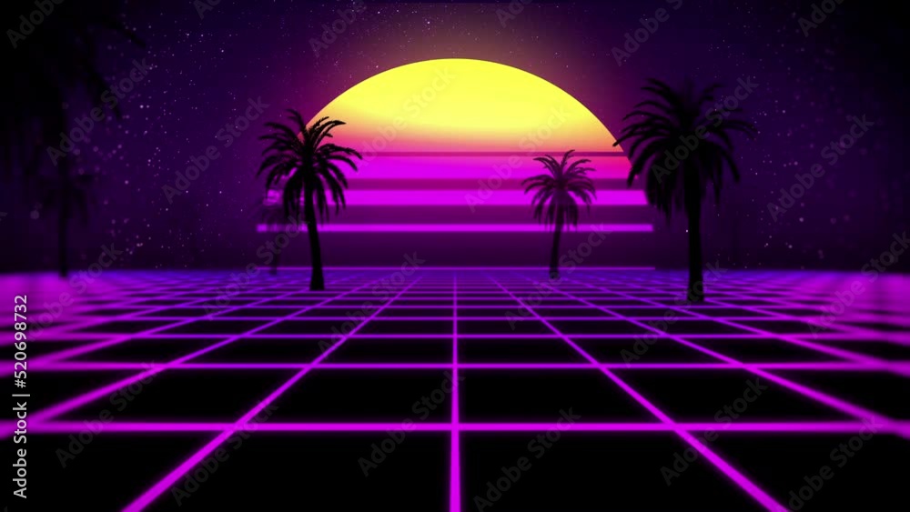 Retro Background. Sci fi retro background for retro , arcade , classic ...