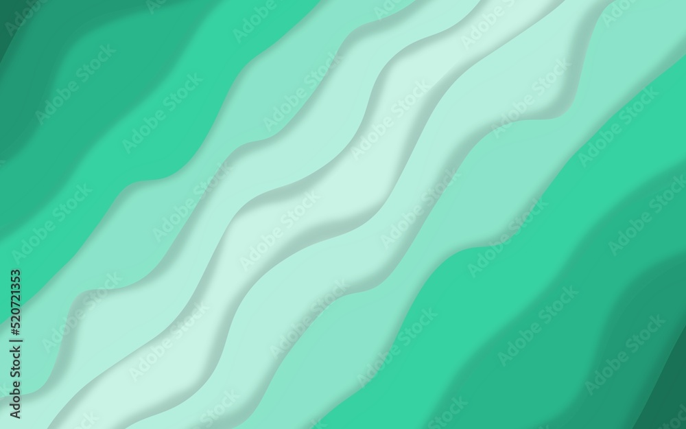 abstract green wave powerpoint background. suitable for wallpaper Stock ...