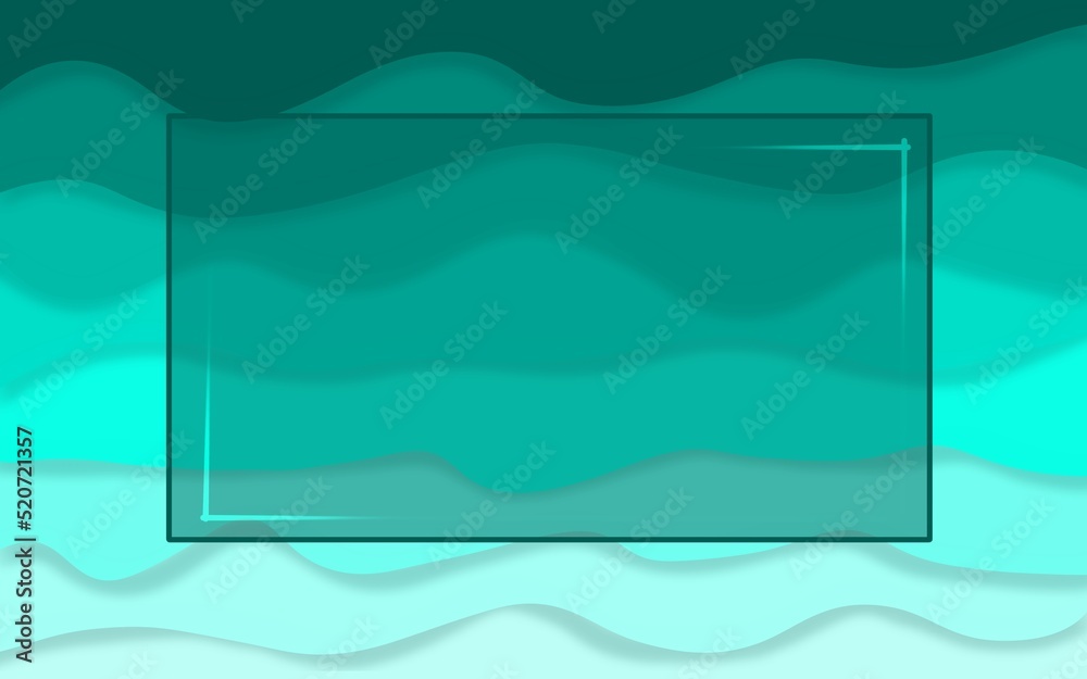 abstract green wave powerpoint background. suitable for wallpaper Stock ...