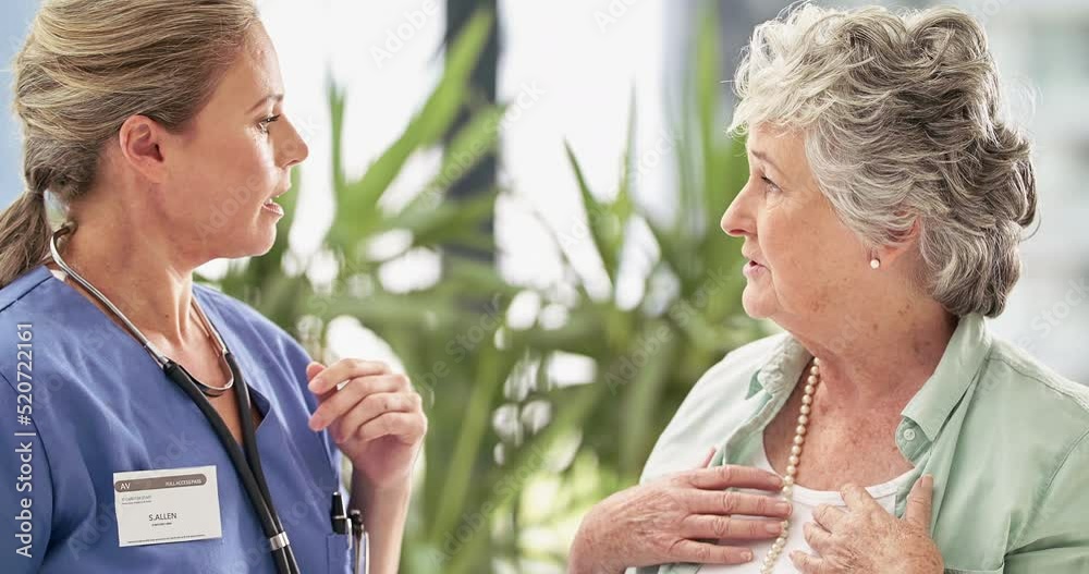 Chest and heart examination with a stethoscope by a doctor during a ...