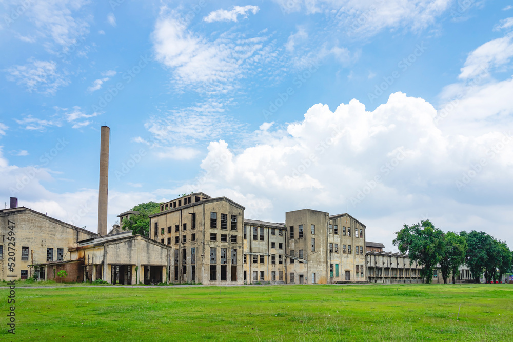 The old paper mill used to produce paper and banknotes during World War ...